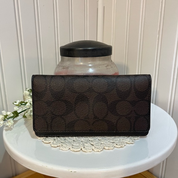 Coach | Bags | Coach Checkbook Cover | Poshmark